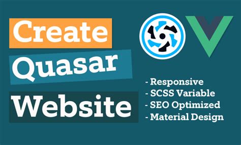 create a quasar website by nanohelmet fiverr