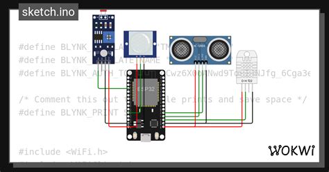 Dht And Ultrasonic And Pir Sensor Project Copy Wokwi Esp32 Stm32