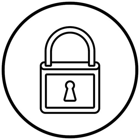 Premium Vector Padlock Icon Style