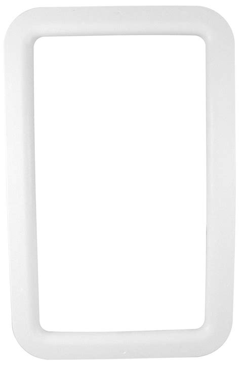 Exterior Rv Entry Door Window Frame White