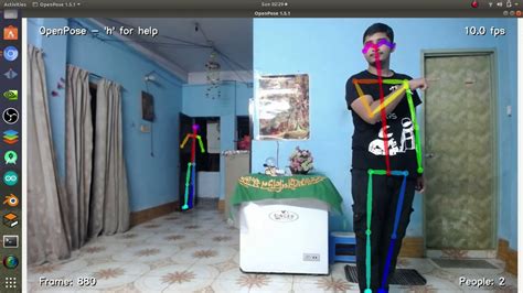 Openpose For Real Time 2d Pose Estimation With Webcamera Using Caffe Youtube