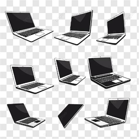 Laptop With Pointer Or Cursor Icon Notebook Vector Pointer Direction
