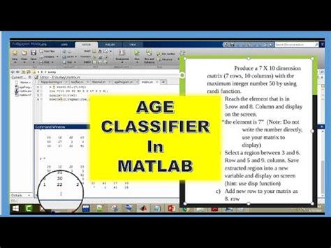 MATLAB CODE Program For Age Classification Using IF ELSE IF Statement Computer Science