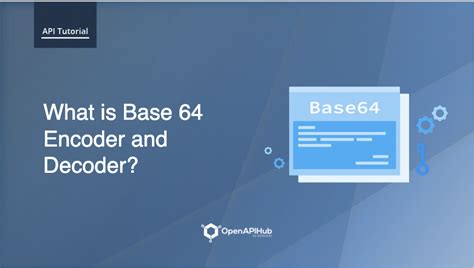 What Is Base Encoder And Decoder OpenAPIHub Community