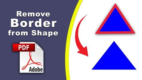 How To Remove Border From A Shape In Adobe Acrobat Pro DC In Border Acrobatics Adobe