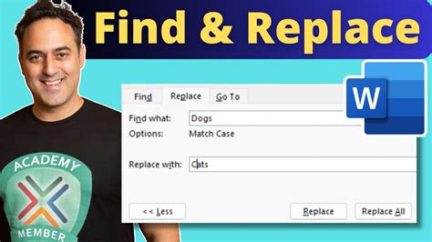 How To Use Find And Replace In Microsoft Word MyExcelOnline