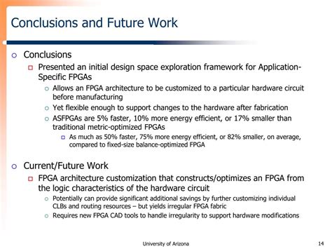 Ppt Design Space Exploration For Application Specific Fpgas In System On A Chip Designs