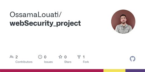 github ossamalouati websecurity project
