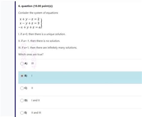 Solved 6 Question 1000 Points Conisder The System Of