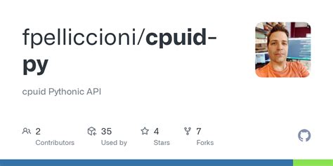 GitHub Fpelliccioni Cpuid Py Cpuid Pythonic API