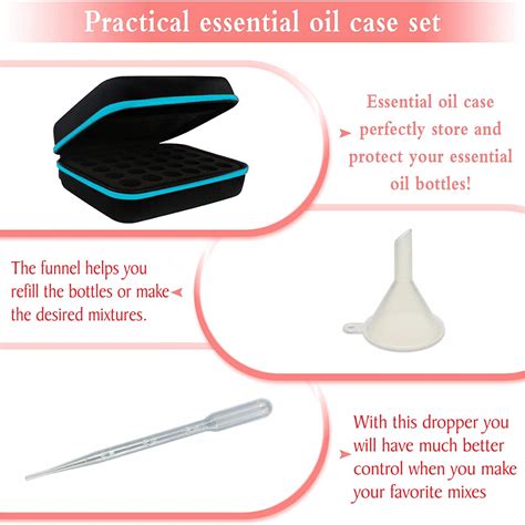 Тип чанта органайзер за бутилки с етерично масло 30 гнезда за бутилки от 5 Ml 10 Ml или 15 Ml