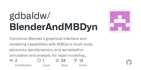Github Gdbaldw Blenderandmbdyn Combines Blender S Graphical Interface And Rendering