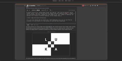 Css Chrome 85 Devtools Device Toolbar White Box Shadow Around Window