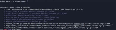 Merge Is Not A Function · Issue 3823 · Webpack · Github