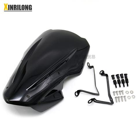 适用于川崎z900 2017 2018年 摩托车通用挡风玻璃复古挡风板 阿里巴巴
