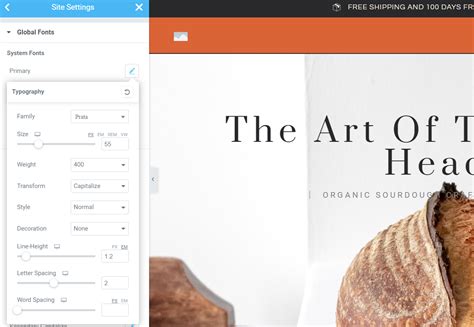 Set Global Fonts And Colors Elementor