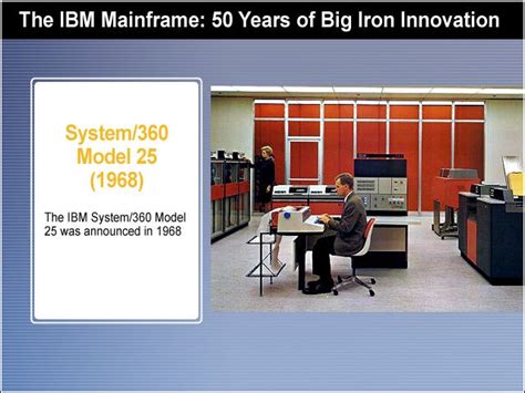 The Ibm Mainframe 50 Years Of Big Iron Innovation It Infrastructure