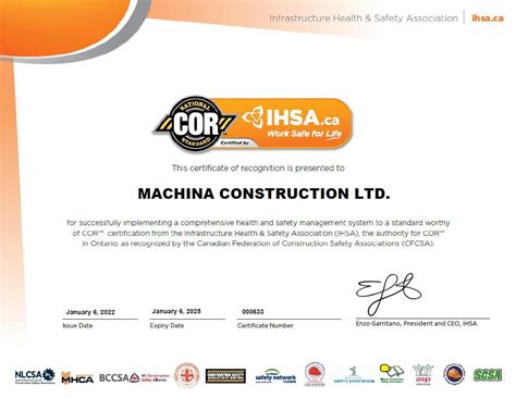 Machina Construction Ltd On Linkedin Ihsa Cor Gta Sewerandwatermain Peelregion Yorkregion…