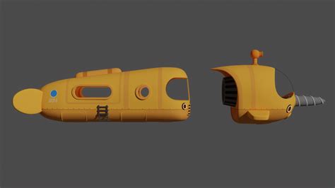Gup S Submarine Model Blender By Keeks Q