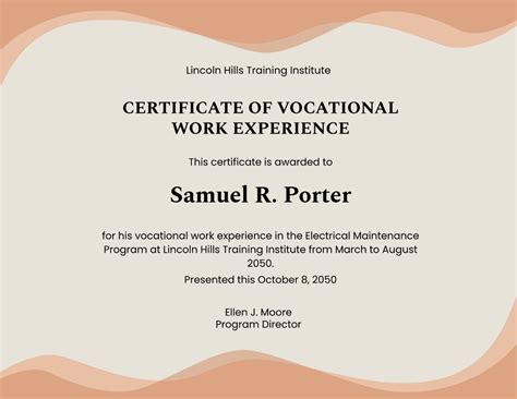 Free Work Appreciation Certificate Template To Edit Online
