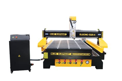 Industrial Axis Router D Wood Engraving Machine With Rotary Device Blue Elephant CNC Machinery