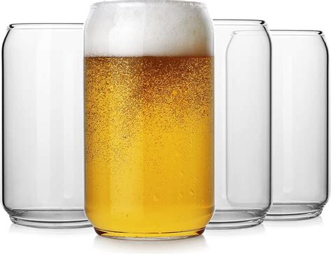 Vasos De Cerveza Grandes Juego De 4 Vasos De Cerveza Con Forma De Lata