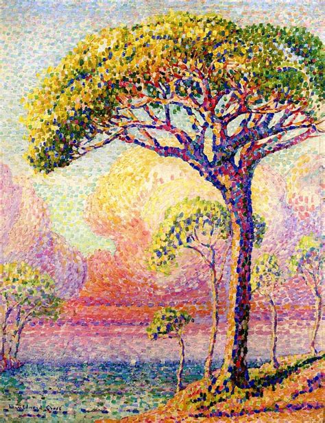 A Pine Tree 1905 Originally Painted By Henri Edmond Cross Oceans