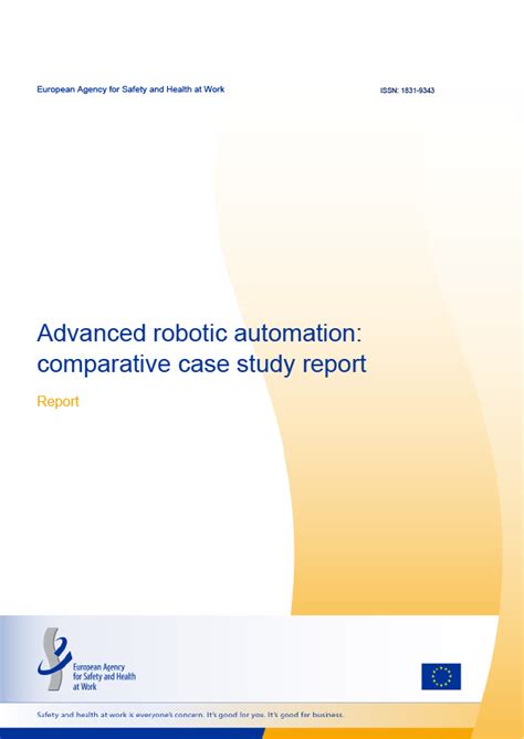 Samantekt Háþróuð Sjálfvirkni þjarka Skýrsla Um Samanburðartilvikarannsókn Safety And Health
