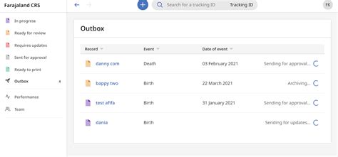 When There Are No Records Being Processed In The Outbox Pagea Message Should Be Displayed So