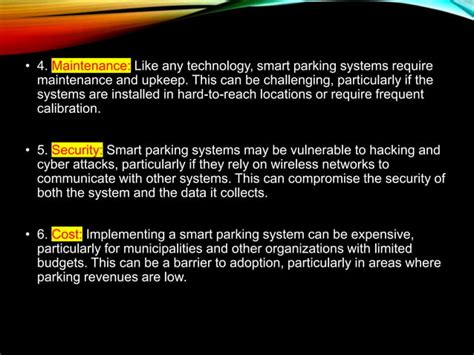 Smart Parking System 5 Pptx Computer Peripherals Computing