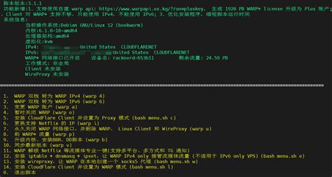 给 VPS 添加 WARP IPv IPv 双栈网络出口解锁 NetflixChatGPTNewBing解除 Google 人机验证教程附 Hysteria 和 X UI 配置