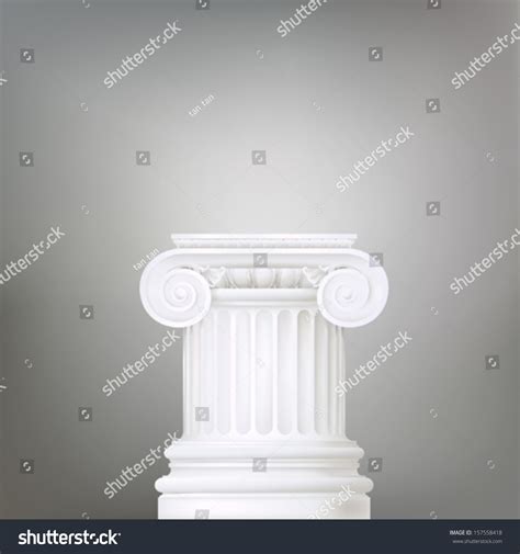 Background Ionic Column Stock Vector Royalty Free 157558418 Shutterstock