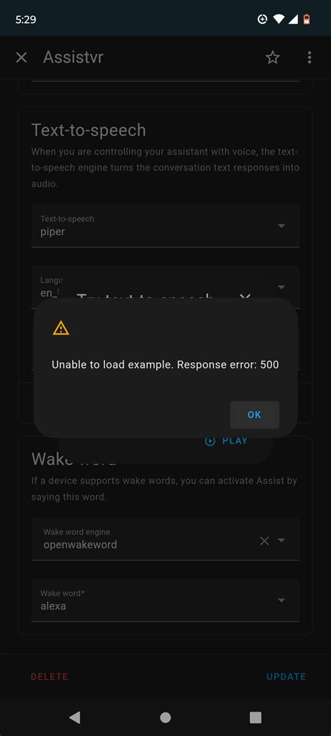 voice assistant not working voice assistant home assistant community
