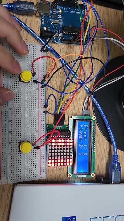 아두이노 Lcd와 도트 매트릭스로 만든 주사위 게임 Youtube