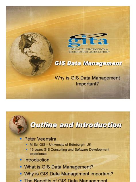 gis data management pdf data model geographic information system