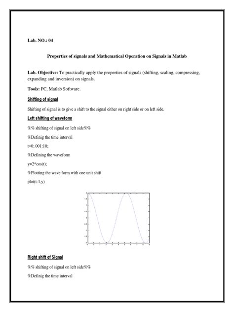 matlab signals lab pdf amplitude telecommunications engineering