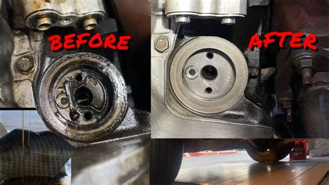 Oil leak on oil filter oil housing and oil cooler lines how to install new ones and fix leak ...