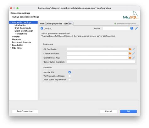 How To Connect To MySQL In Microsoft Azure With DBeaver