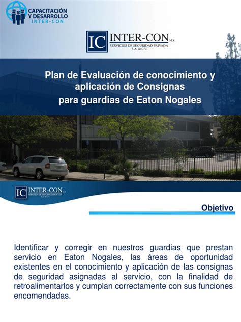 Plan De Evaluación Eaton Nogales Maquilas Pdf Prueba Evaluación