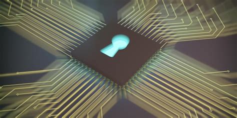 Premium Photo D Rendering Electronic Circuit Cpu Processor