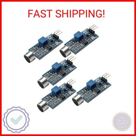 5pcs High Sensitivity Sound Microphone Sensor Detection Module For Arduino Avr P Ebay