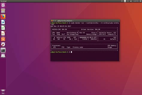 Ubuntu Vanilla Install On Surface Book Inch So Far Nvidia CUDA On Nvidia Docker