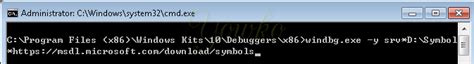 Windbg 設定 Symbol File Path 的四種方法 Yowkos Notes