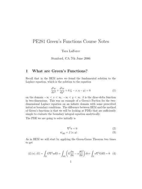 pe281 green s functions course notes pdf green s function partial