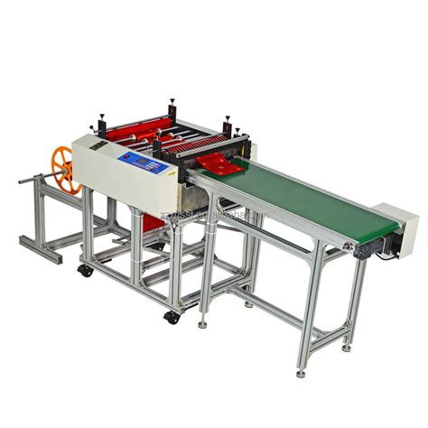 Factory Price Conveyor Belt Receiving Cutting Machine Leather Belteva