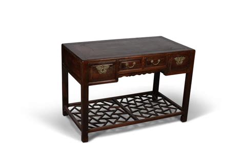 Sold At Auction A Chinese Huanghuali And Hongmu Console Table 19th