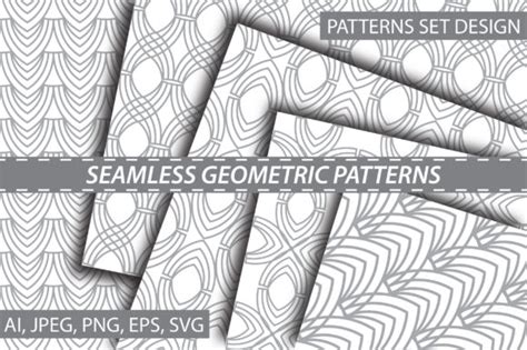 Simple Geometric Line Pattern Graphic By SIKEY STUDIO Creative Fabrica