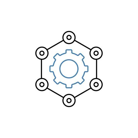 Framework Concept Line Icon Simple Element Illustration Framework Concept Outline Symbol Design