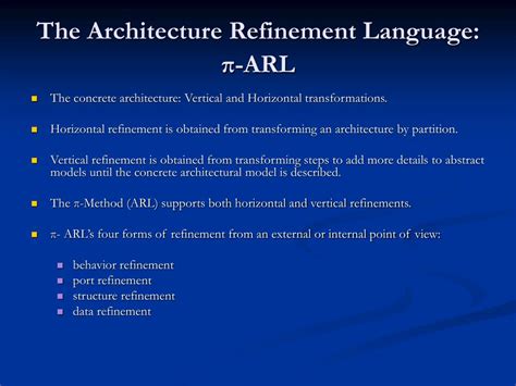 Ppt π Method A Model Driven Formal Method For Architecture Centric Software Engineering