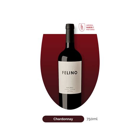 Vinho Argentino Cobos Felino Chardonnay 2018 750 Ml Oba Hortifruti